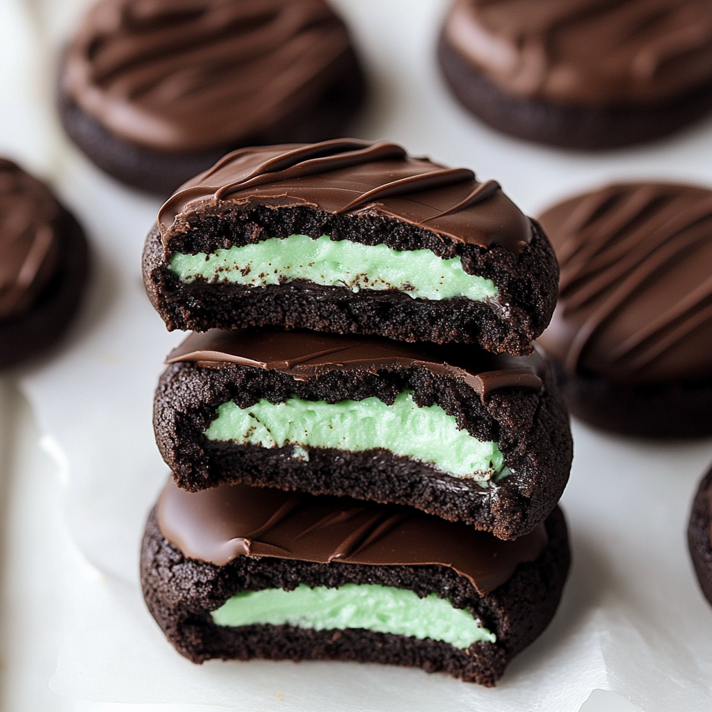 Chocolate Mint Cookies