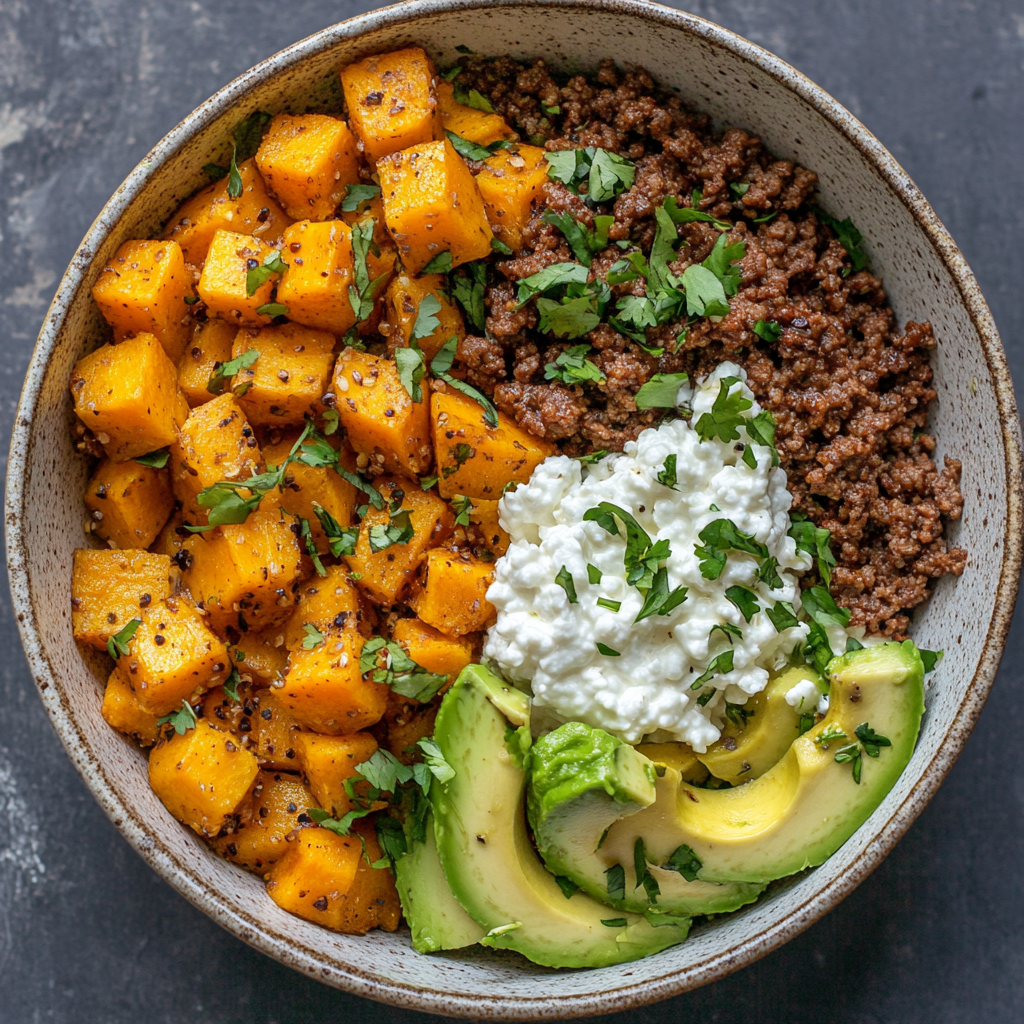 Sweet & Savory Power Bowl with Cottage Cheese